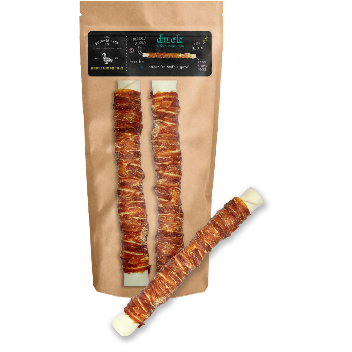 The Butcher Shop Co Mega Duck Sticks — Pet Stuff Galore