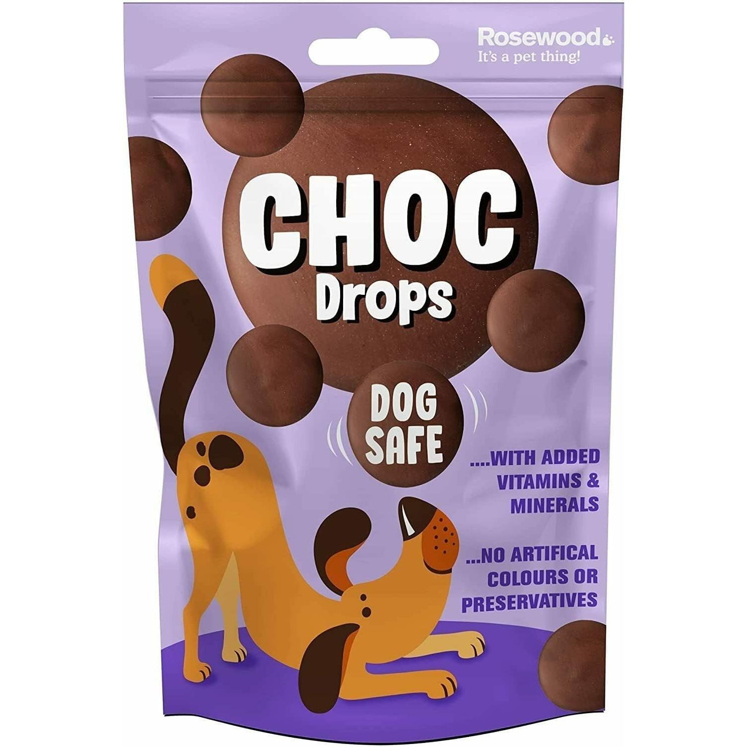 Rosewood Dog Safe Choc Drops 200g — Pet Stuff Galore