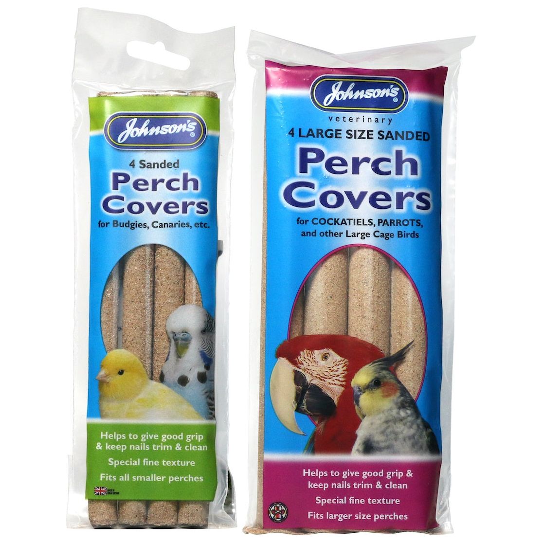 Johnsons Sanded Perch Covers Small and Large — Pet Stuff Galore
