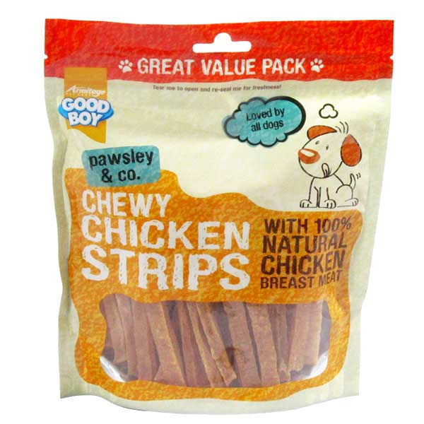 Good Boy Pawsley & Co Chewy Chicken Strips — Pet Stuff Galore